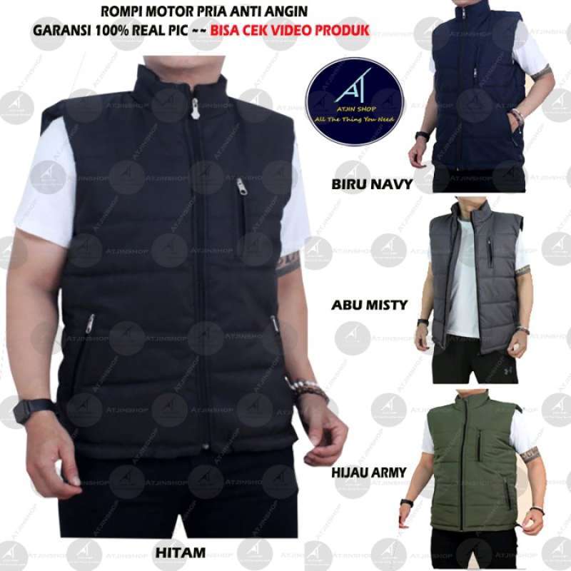 Jual Atjin- Rompi Motor Korea Pria Wanita Tebal Bodyvest Vest Anti ...