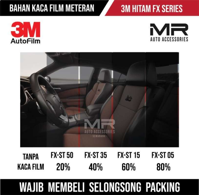 Jual Kaca Film 3m Auto Film Hitam / Riben Mobil Dan Gedung / Bahan ...