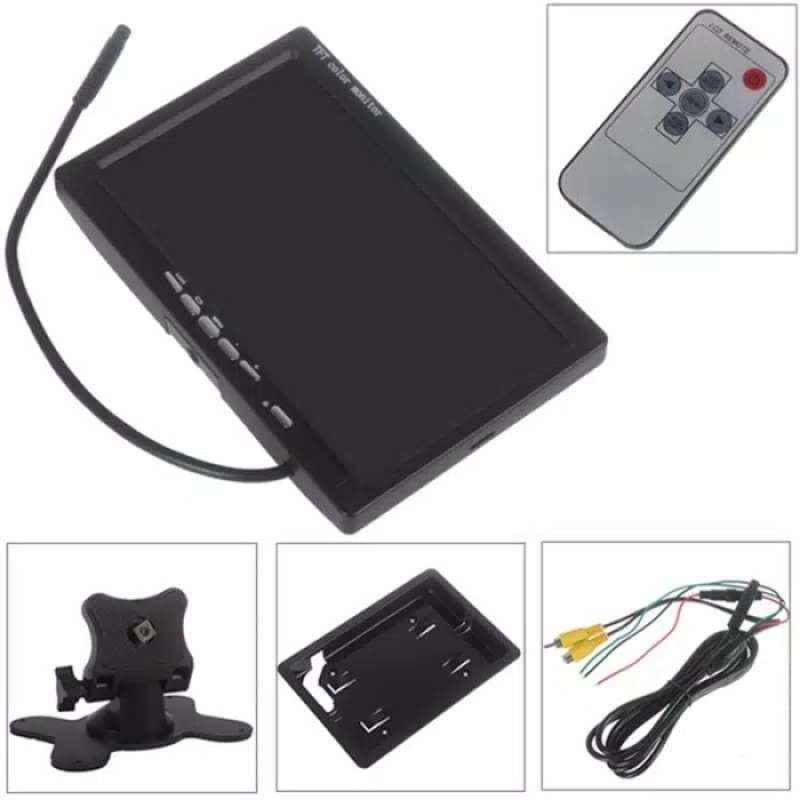 Jual Monitor 7 Inchi Tft Lcd Remote. Bisa Buat Mobil, Tracking Satelit ...