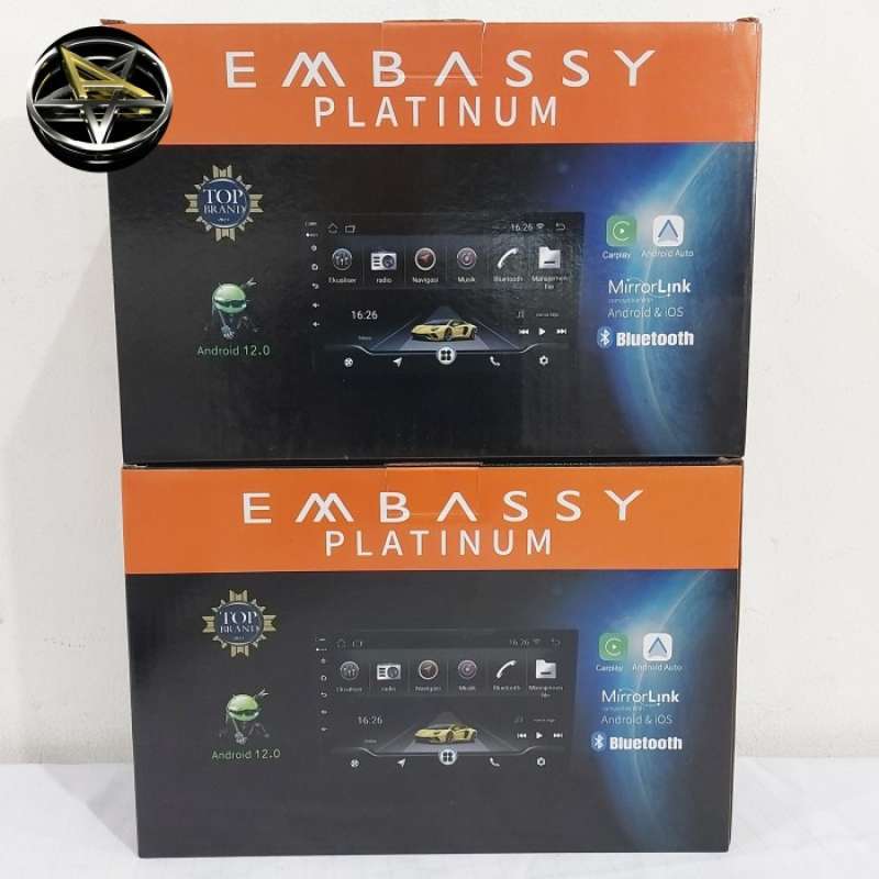 Jual Android Embassy 9 Inch 2/32 / Head Unit Tv Double Din Deckless ...
