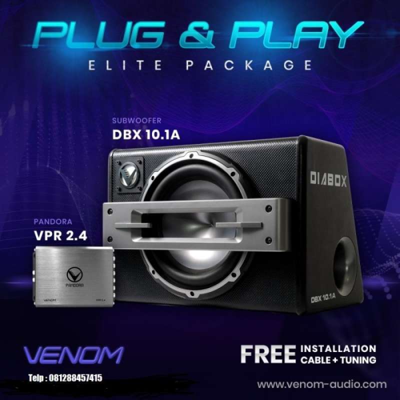Jual Paket Venom Dsp Vpr 2.4 + Subwoofer Aktif + Instalasi - Paket 3 Di Seller Tombstone ...
