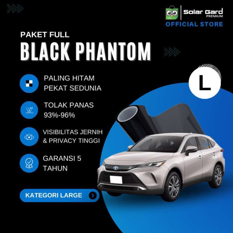 Jual Kaca Film Full Set Solar Gard Premium Black Phantom Kategori Besar ...