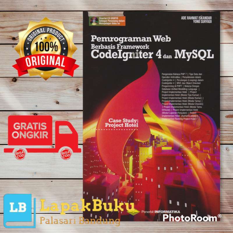 Promo Buku Pemrograman Web Berbasis Framework Codeigniter 4 Dan Mysql 5487