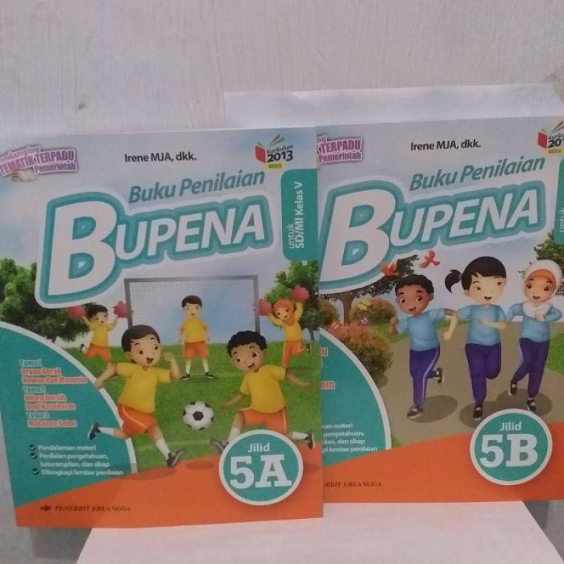 Promo Buku Paket Buku Penilaian Bupena Kelas 5a Dan 5b K13 Erlangga Diskon 23% Di Seller ...