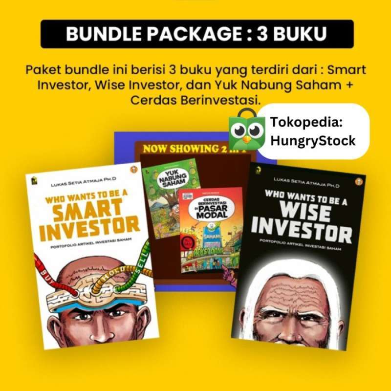 Promo Bundle Of 3-smart, Wise & Yuk Nabung Saham-lukas Setia Atmaja ...
