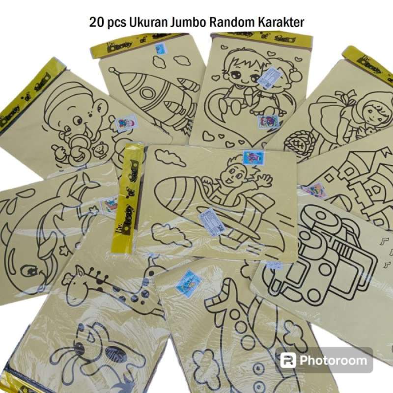Promo Mainan Edukasi Macam Macam Mewarnai Pasir Diy Anak Kreatif Lukis ...