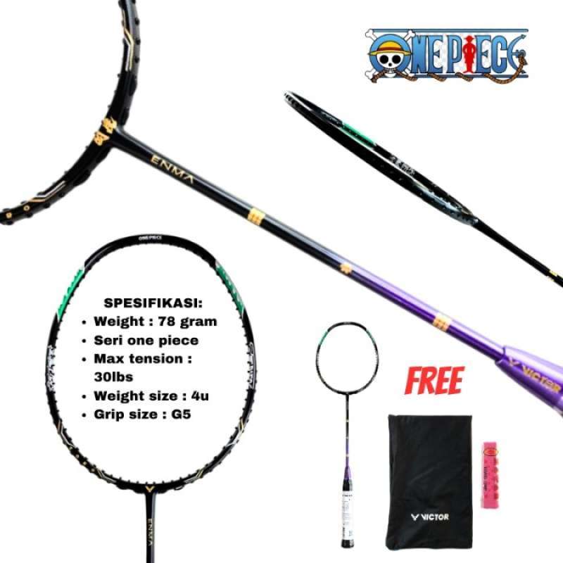 Promo Raket Badminton Victor One Piece Zoro Sandai Kitetsu Enma Wado ...