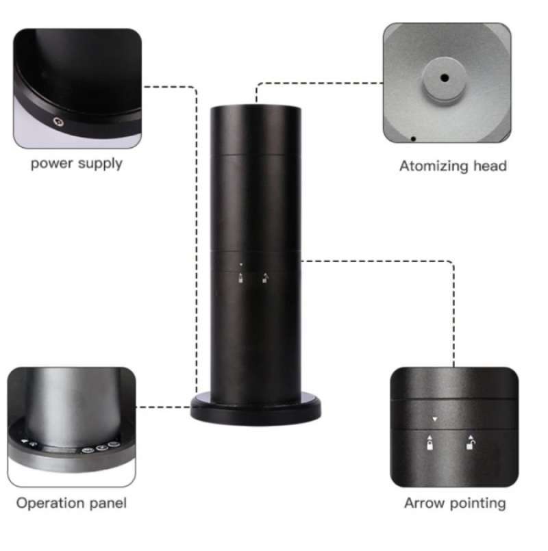 Promo New Scent Machine Cylinder Luxury Mesin Pengharum Ruangan Diffuser - Gold Diskon 8% Di ...