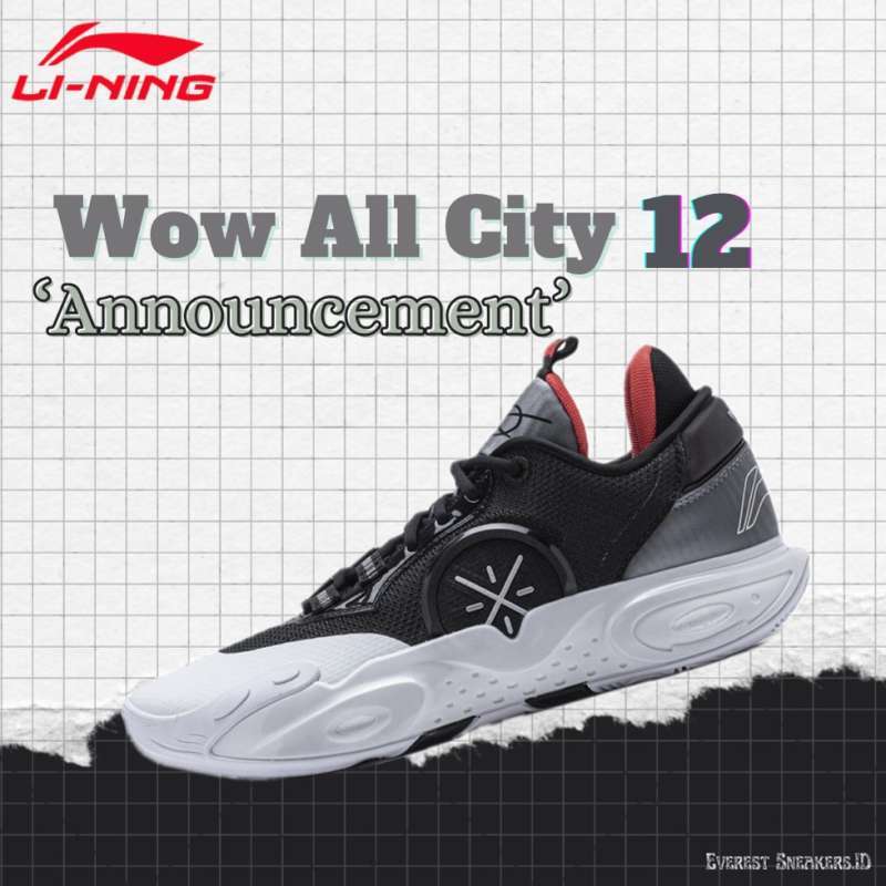 Promo Sepatu Basket Li-ning Wade All City 12 'announcement' Abau015-4 ...