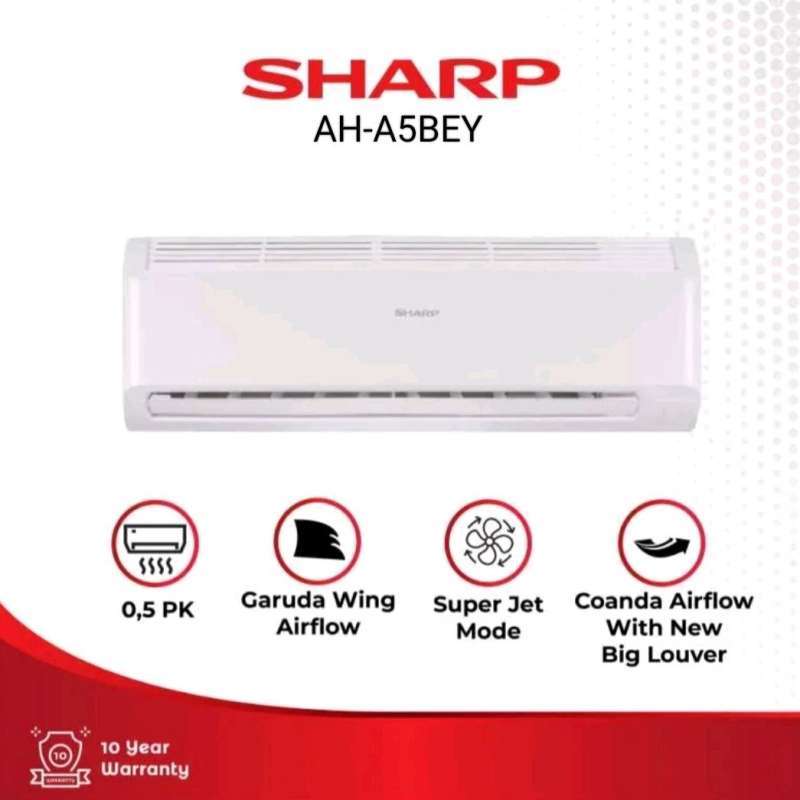 Jual Sharp Ac Split Standard [0,5 Pk] Ah-a5bey Di Seller Harco Jaya ...