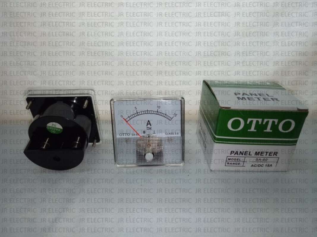 Promo Otto Panel Meter / Amper Ampere Volt Meter Sa-60 Ac/dc 30a 50a ...