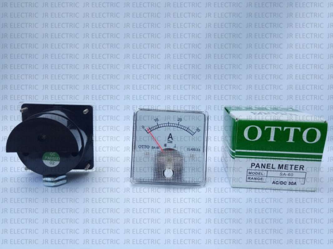 Promo Otto Panel Meter / Amper Ampere Volt Meter Sa-60 Ac/dc 30a 50a ...