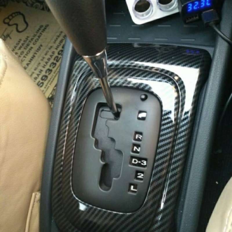 Jual Cover Panel Shifter Perseneling Carbon All New Rush / Terios ...