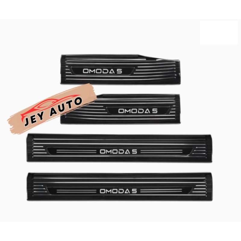 Jual Sill Plate Omoda 5 Pintu Dan Bagasi Titanium Black / Aksesoris ...