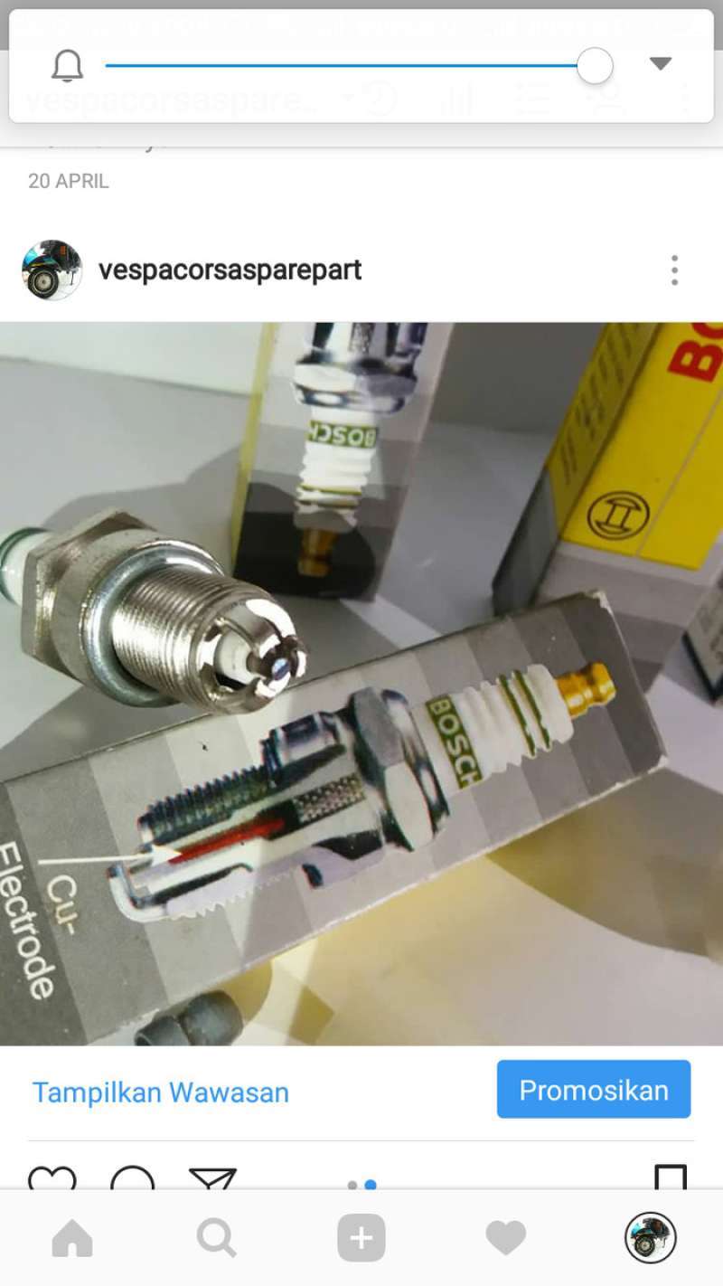 Jual Busi Bosch Vespa Drat Kepala 3 Panjang Excel Exclusive Px Di ...