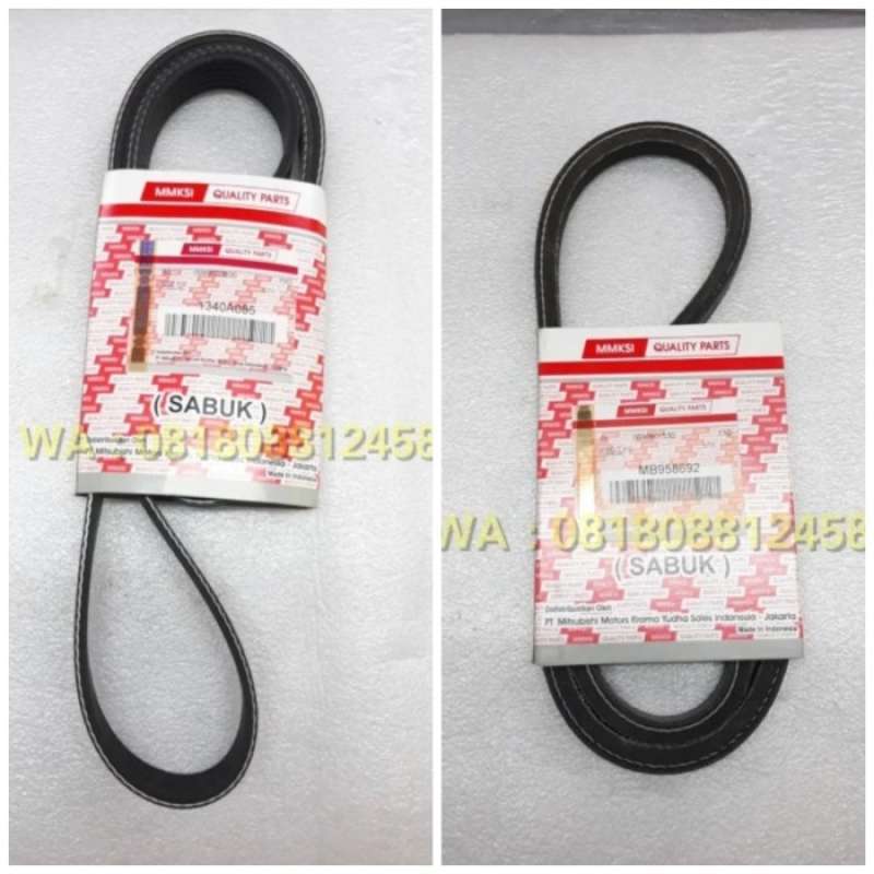 Jual Van Belt Tali Kipas Fanbelt Set Asli Mitsubishi Pajero Sport Triton Di Seller Tombstone ...