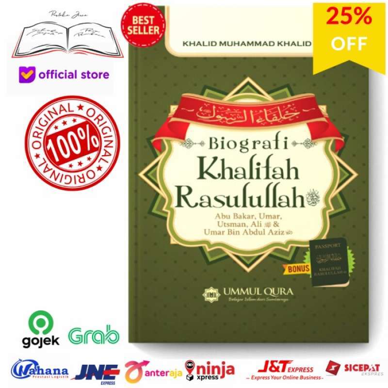 Promo Buku Biografi Khalifah Rasulullah Abu Bakar Umar Utsman Ali Usman Diskon 23% Di Seller ...