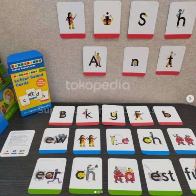 Promo Letterland Letter Sound Cards ( 173 Cards ) Diskon 23% Di Seller ...
