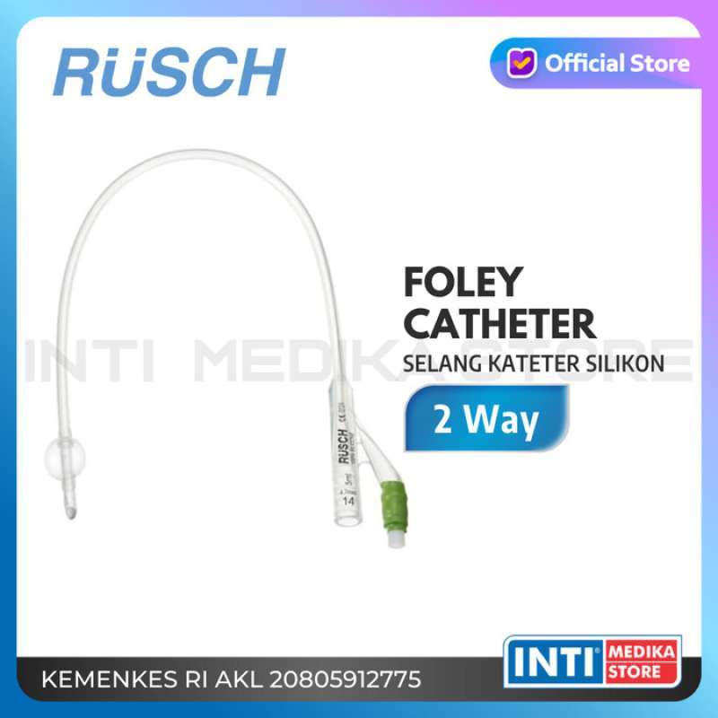 Promo Rusch - Foley Catheter 2 Way Silicone | Folley Selang Kateter ...