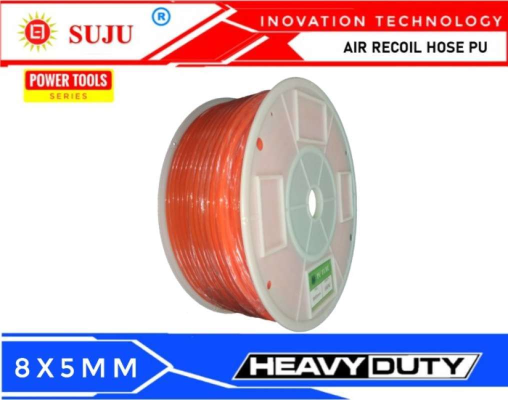 Promo New Selang Angin 8'x 5mm Pu/ Recoil Hose 100m Suju Terbaru Diskon ...