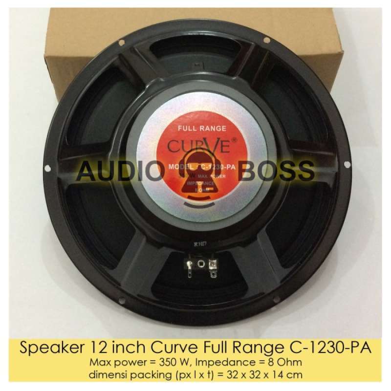 Promo Speaker 12 Inch Curve Full Range C-1230-pa / Speaker Curve 12 ...