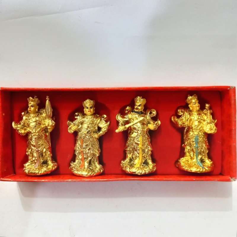Promo Patung Mini Empat Raja Langit (se Ta Tian Wang) Fiber Mas Uk 3 ...