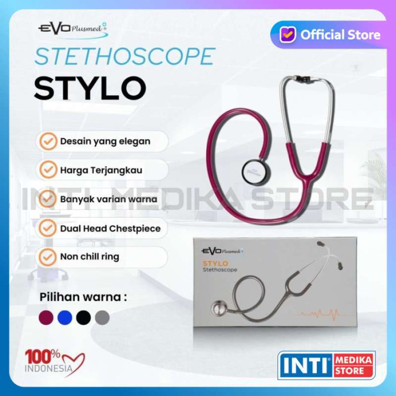Promo Evo Plusmed - Adult Stethoscope Stylo | Stetoskop Dewasa Evomed Diskon 23% Di Seller ...