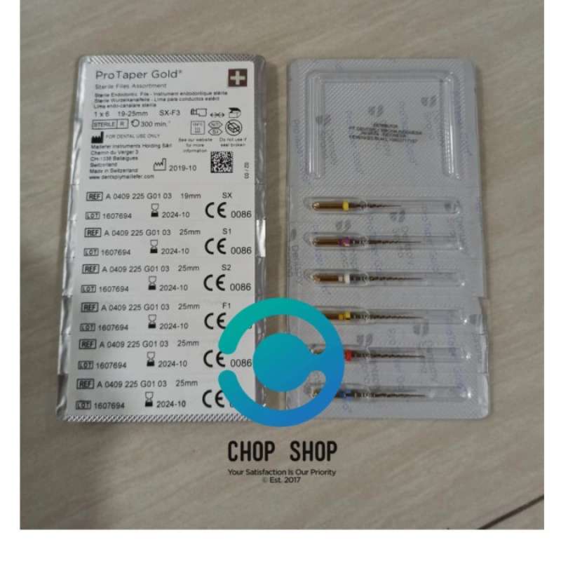 Promo Original Dentsply Protaper Gold Rotary Files Ori Dentsply ...
