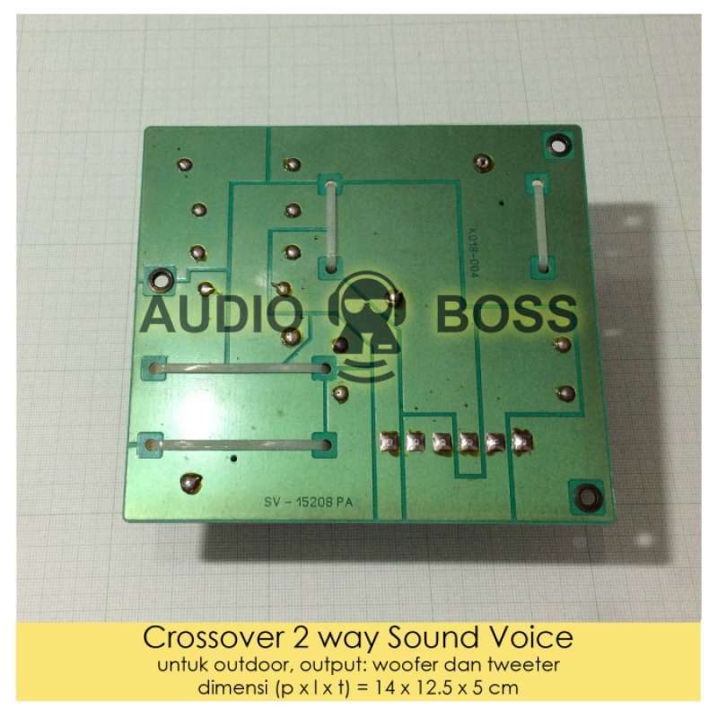 Promo Crossover Pasif 2 Way Sound Voice 650 - 1000 Watt Woofer Dan ...