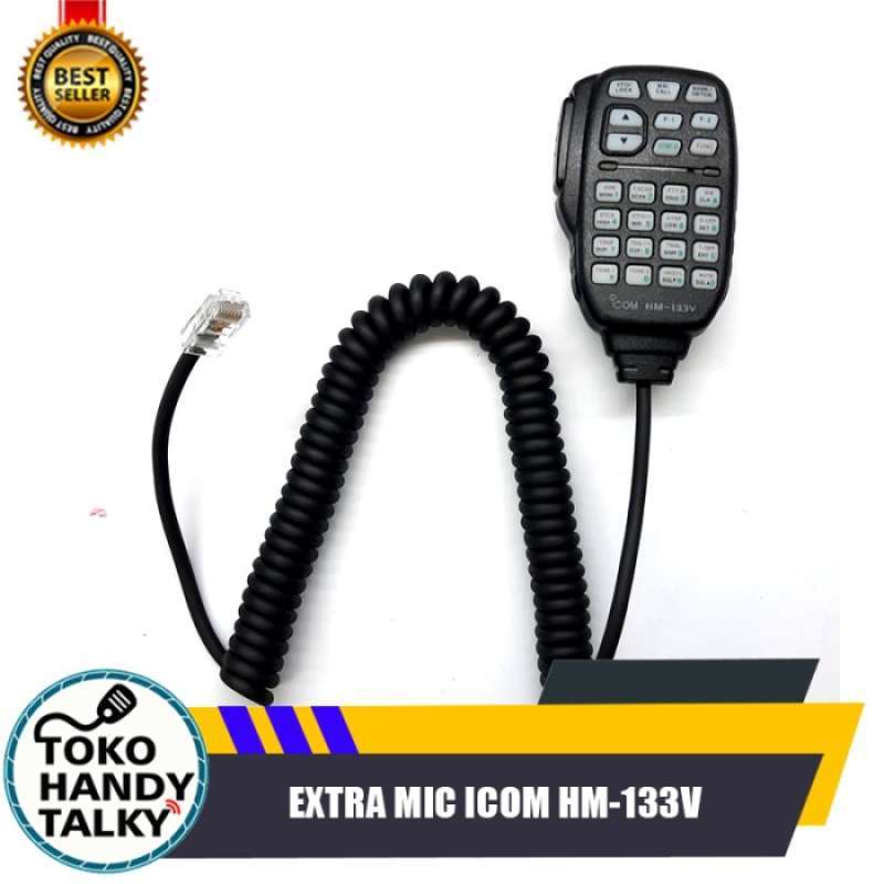 Promo Extra Mic Icom Hm-133v Hand Mic Icom Hm 133v Extramic Icom Hm133v Mic Diskon 23% Di Seller ...