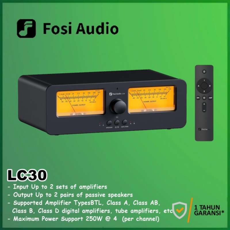 Promo Sale Fosi Audio Lc30 Lc 30 Amp Speaker Switcher 2-in-2 Out Dual ...