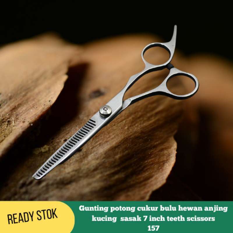 Jual Gunting Potong Cukur Bulu Hewan Anjing Kucing Sasak 7 Inch Teeth Sciss Di Seller Aghanim ...