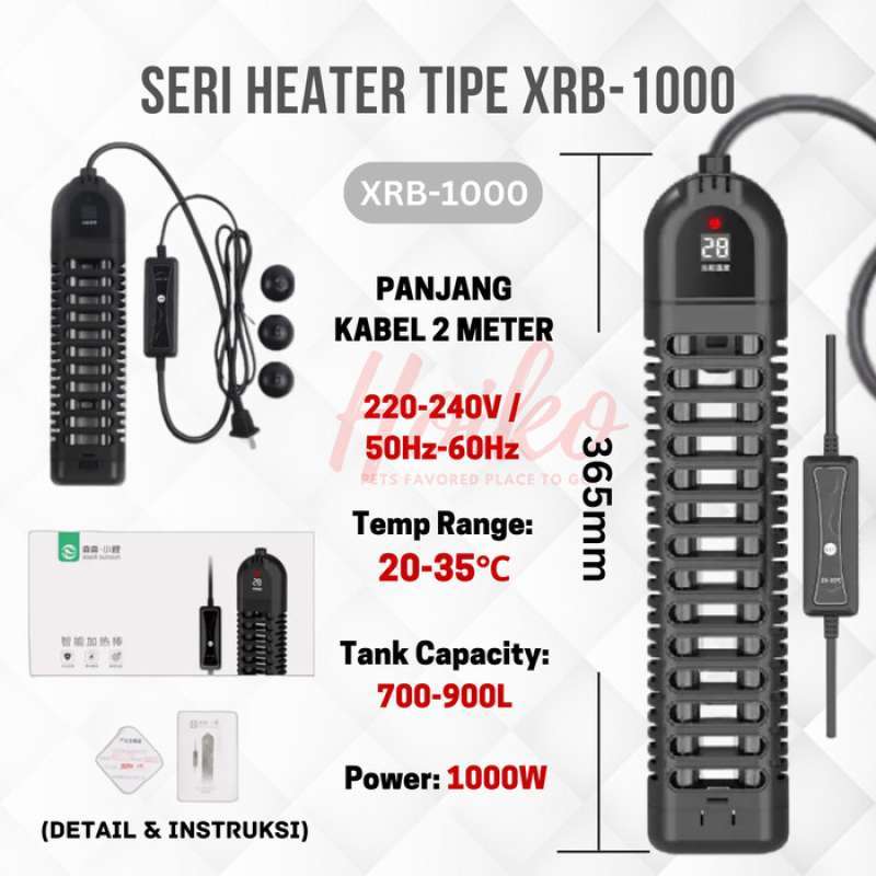 Jual Aquarium Water Heater Hiter Penghangat Pemanas Air Akuarium Kolam ...