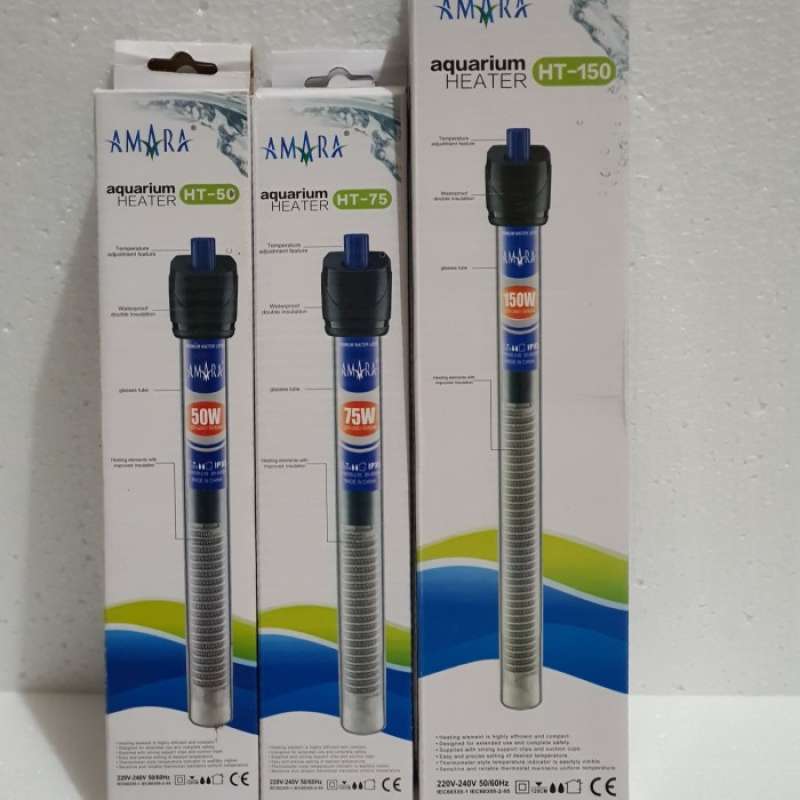 Jual Heater Hiter Amara 50 Watt 75 Watt 100 Watt Penghangat Air ...