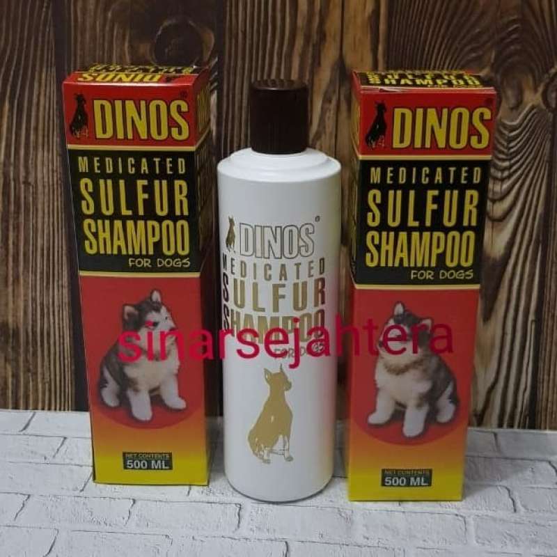 Jual Dinos Medicated Sulfur Shampoo Anjing 500ml Di Seller Aghanim ...