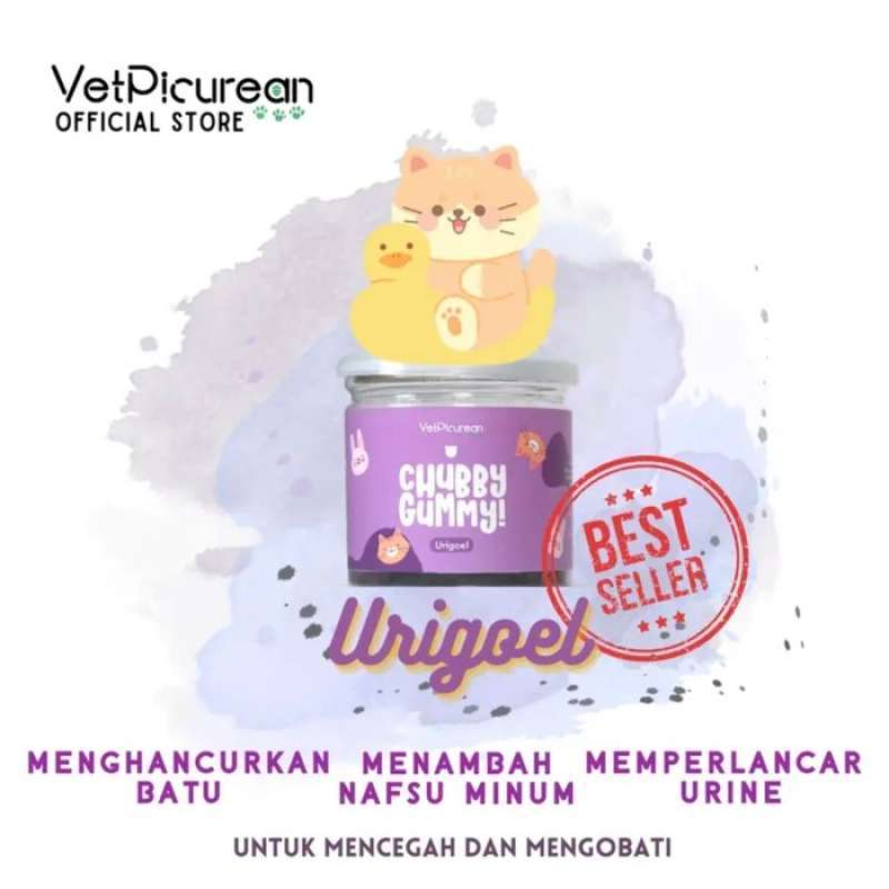 Jual Vetpicurean Chubby Gummy Urigoel Flutd Susah Pipis Berdarah Fus ...