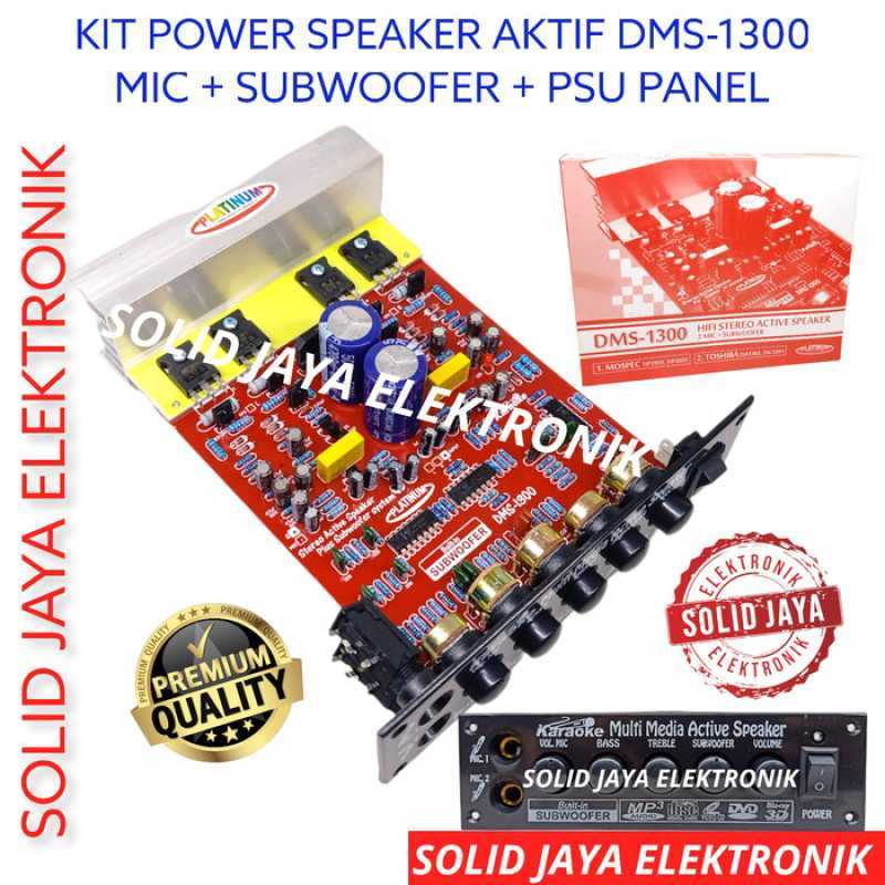Promo Kit Power Aktif Active Speaker Amplifier Subwoofer Dms-1300 Dms ...