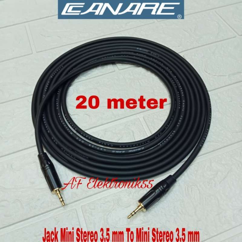 Promo Kabel Audio Canare Jack Akai Mini 3.5mm To Akai Mini 3.5mm 20 ...