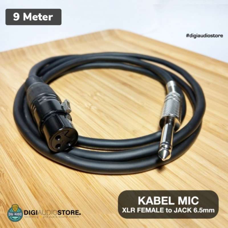 Promo Kabel Mic Canon Xlr Female To 6.5mm Jack Microphone Karaoke - 9 ...