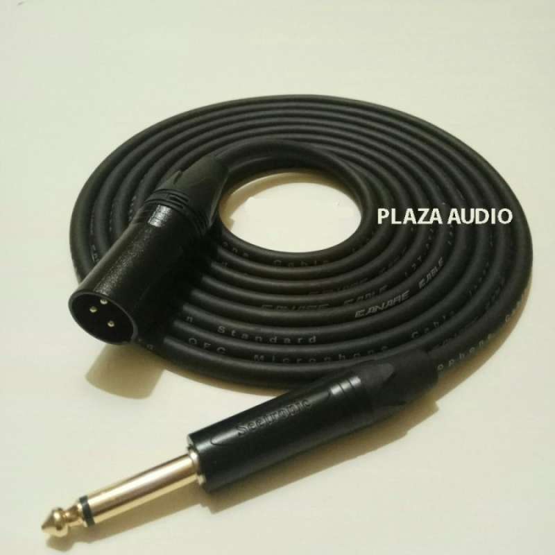 Promo Kabel Mic/kabel Xlr Male 3 Pin To Jack Akai Mono 20 Meter - Hitam ...