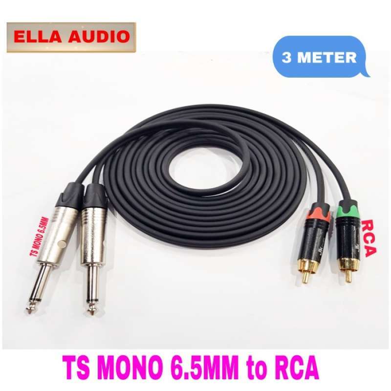 Promo Kabel Audio Dual Rca To Ts Mono 3meter Diskon 23% Di Seller Ryoma Store - Kebon Kacang ...