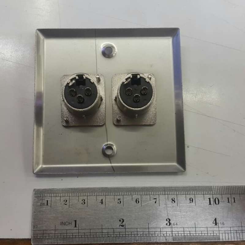 Promo Wall Plate Xlr Female Atau Plat Dinding Canon Cewek Diskon 23% Di ...