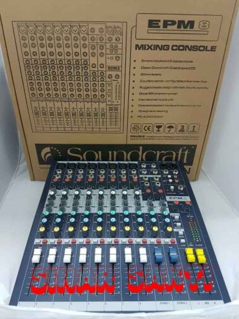 Promo Mixer Soundcraft Epm8 ( 8 Channel ) Original Diskon 23% Di Seller ...