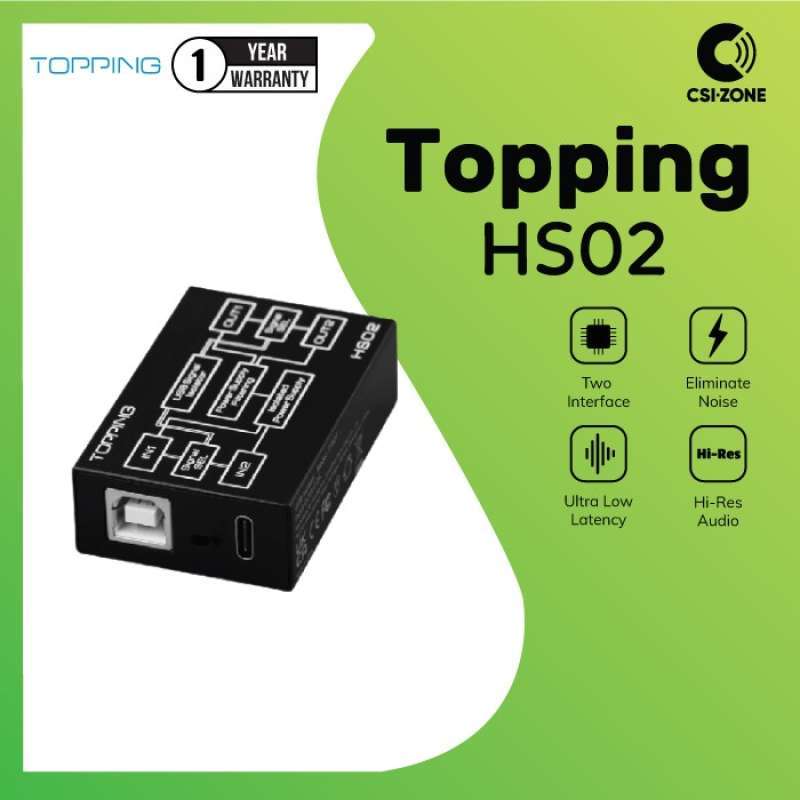 Promo Topping Hs02 Low Latency Audio Usb Isolator Diskon 23% Di Seller Ryoma Store - Kebon ...