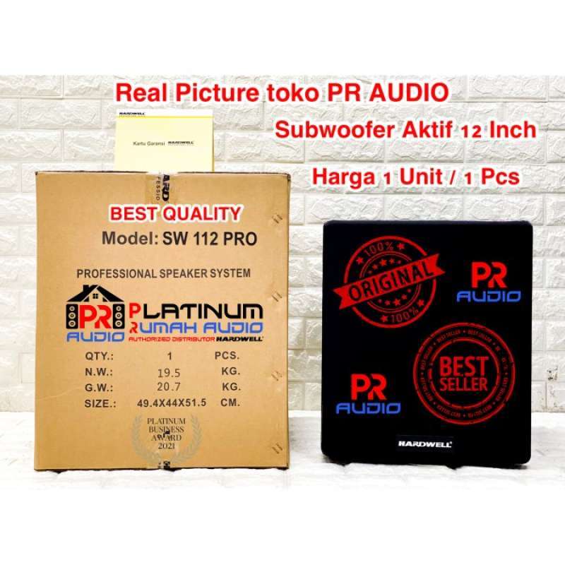 Promo Subwoofer Aktif Hardwell Sw 112 Pro / Sw112pro Original 12 Inch 1 ...
