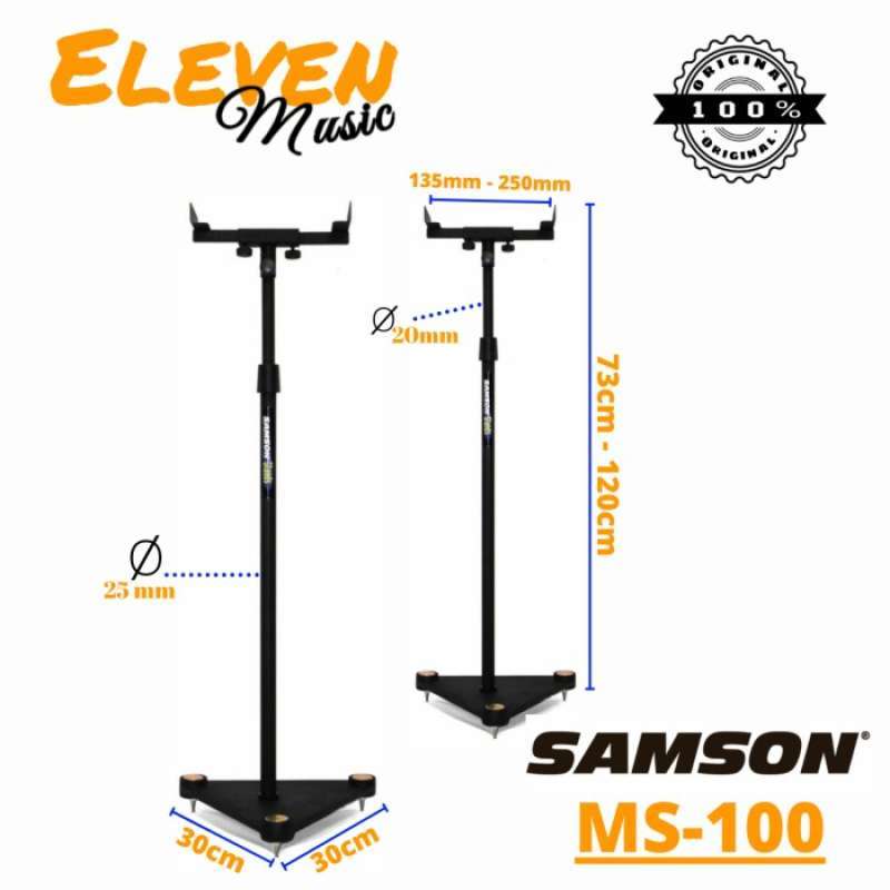 Promo Samson Ms100 Studio Monitor Stands Stand Speaker Monitor Diskon ...
