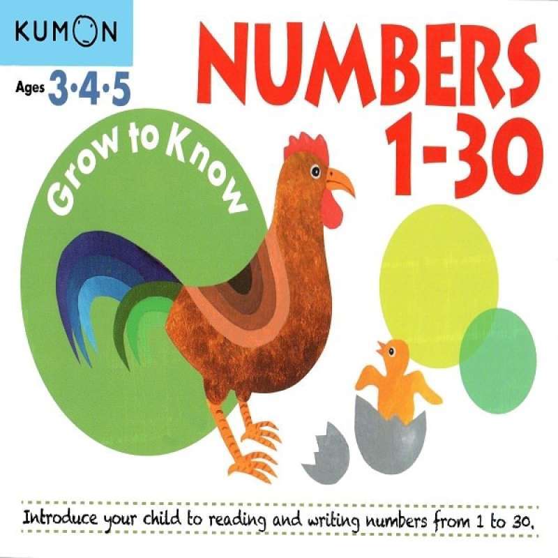 Promo Buku Anak - Kumon - Grow To Know: Numbers 1-30 Diskon 23% Di ...