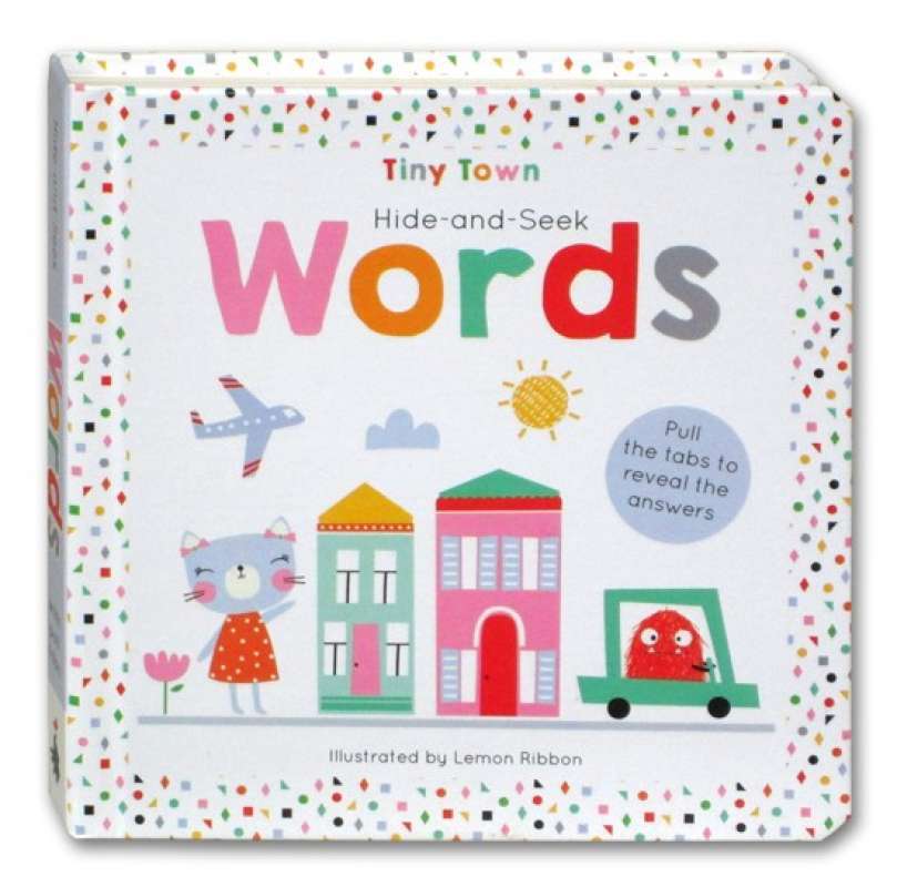 Promo Tiny Town Words A Pull-the-tab Board Book Pull Tabs To Reveal ...