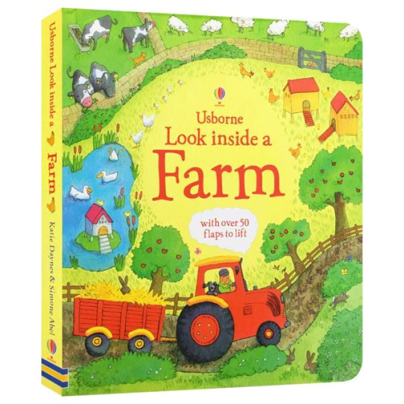 Promo Usborne Look Inside Farm Buku Impor Edukasi Anak Children ...