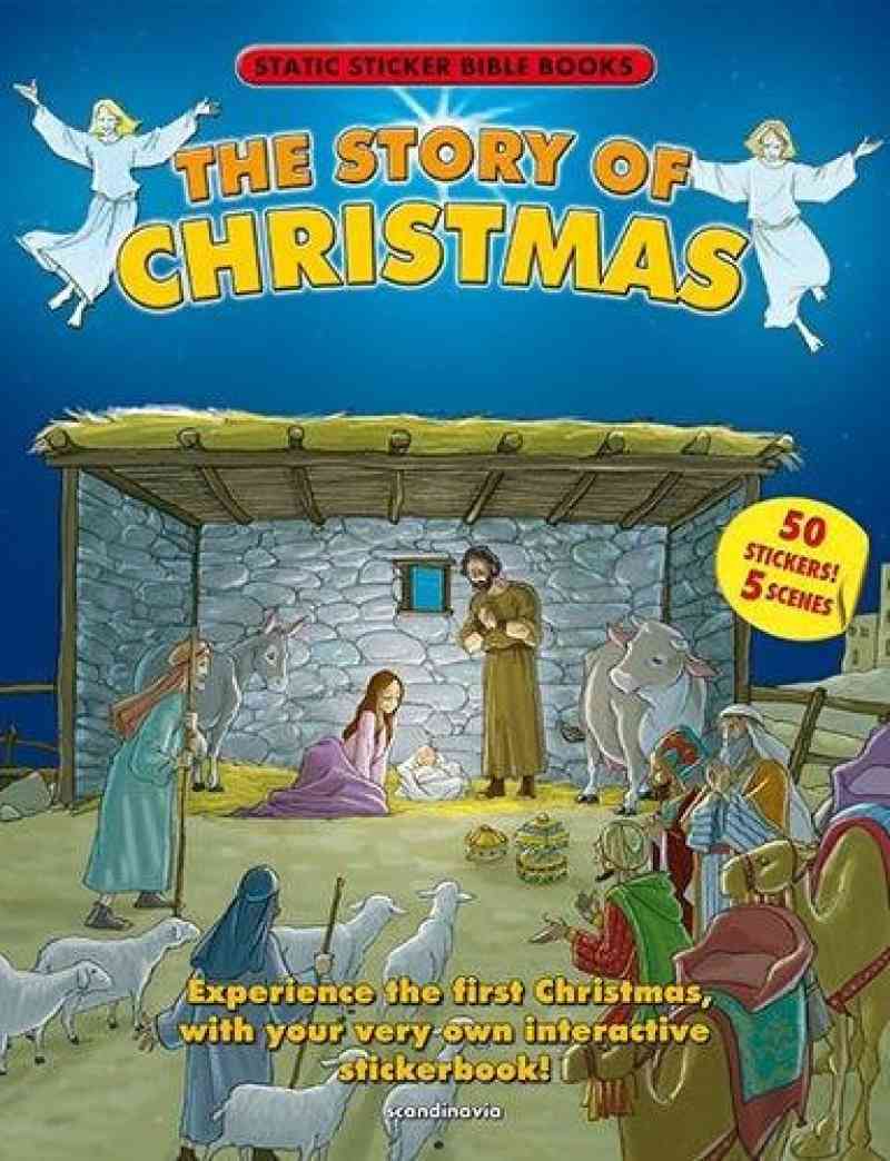 Promo The Story Of Christmas Bible Sticker Books -children Books Diskon ...